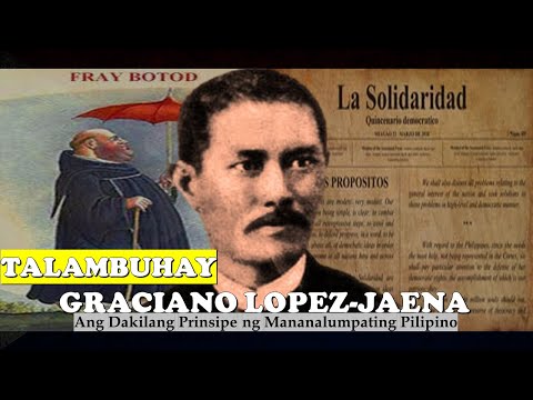 GRACIANO LOPEZ JAENA : ANG DAKILANG PRINSIPE NG MANANALUMPATING PILIPINO