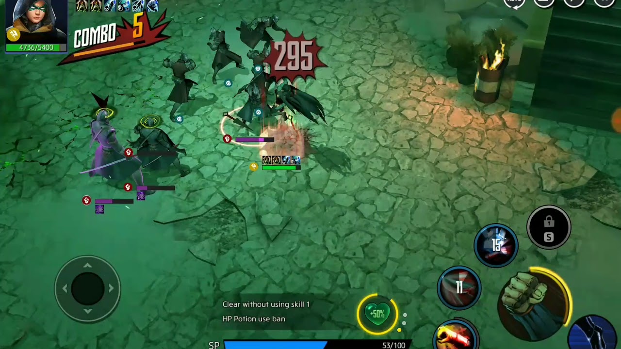 DC: UNCHAINED - Vision quest: Son of the Bat, Stage 1-4.