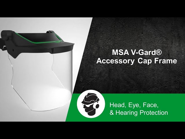 Helmet Visor - MSA Safety, Head Protection, V-Gard Visor, Contoured ...