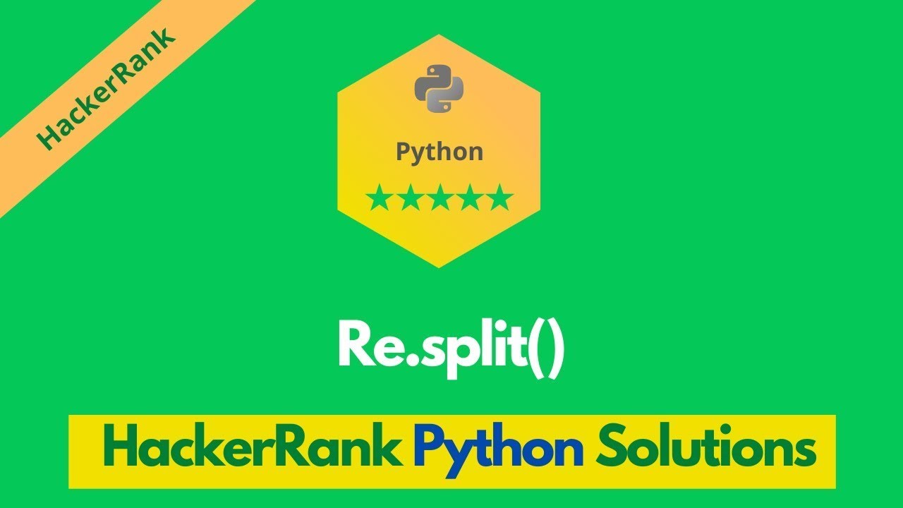 HackerRank Re.split() problem solution in Python | Python problems solutions | Programmingoneonone