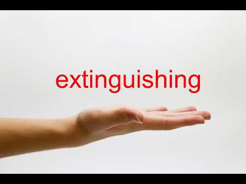 How to Pronounce extinguishing - American English