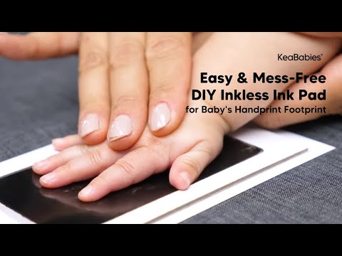 Easy & Mess-Free DIY Inkless Ink Pad for Baby’s Handprint Footprint ...