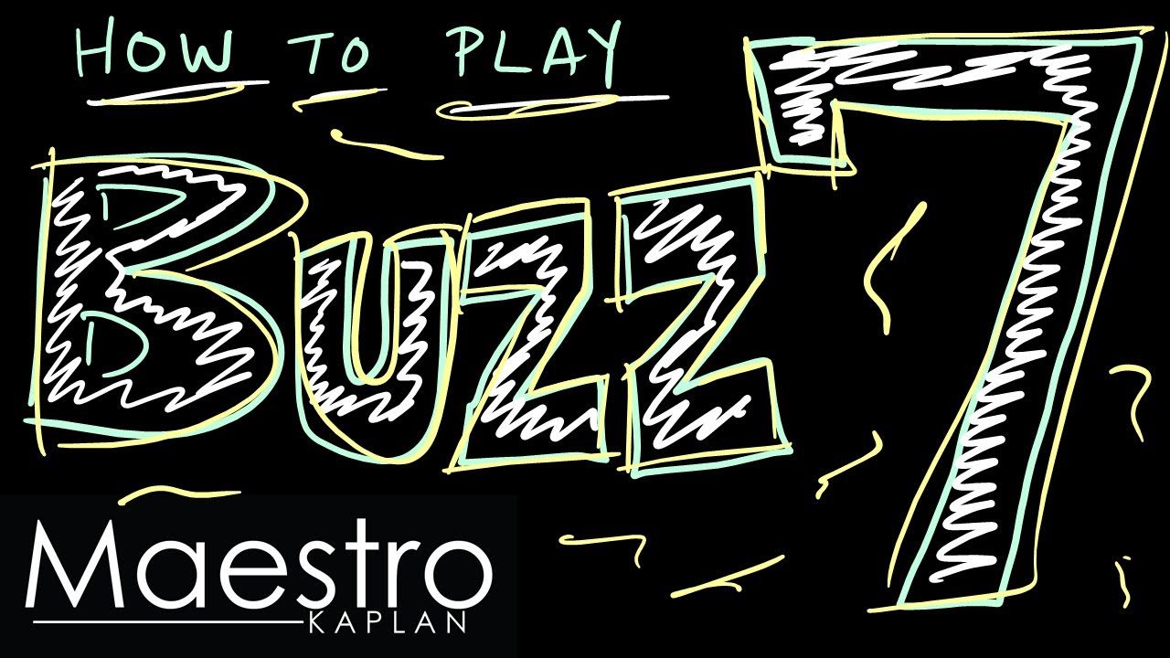 How to play BUZZ SEVEN to practice your numbers