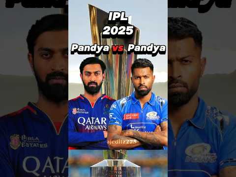 Krunal Pandya vs Hardik Pandya in IPL 2025 ⚡