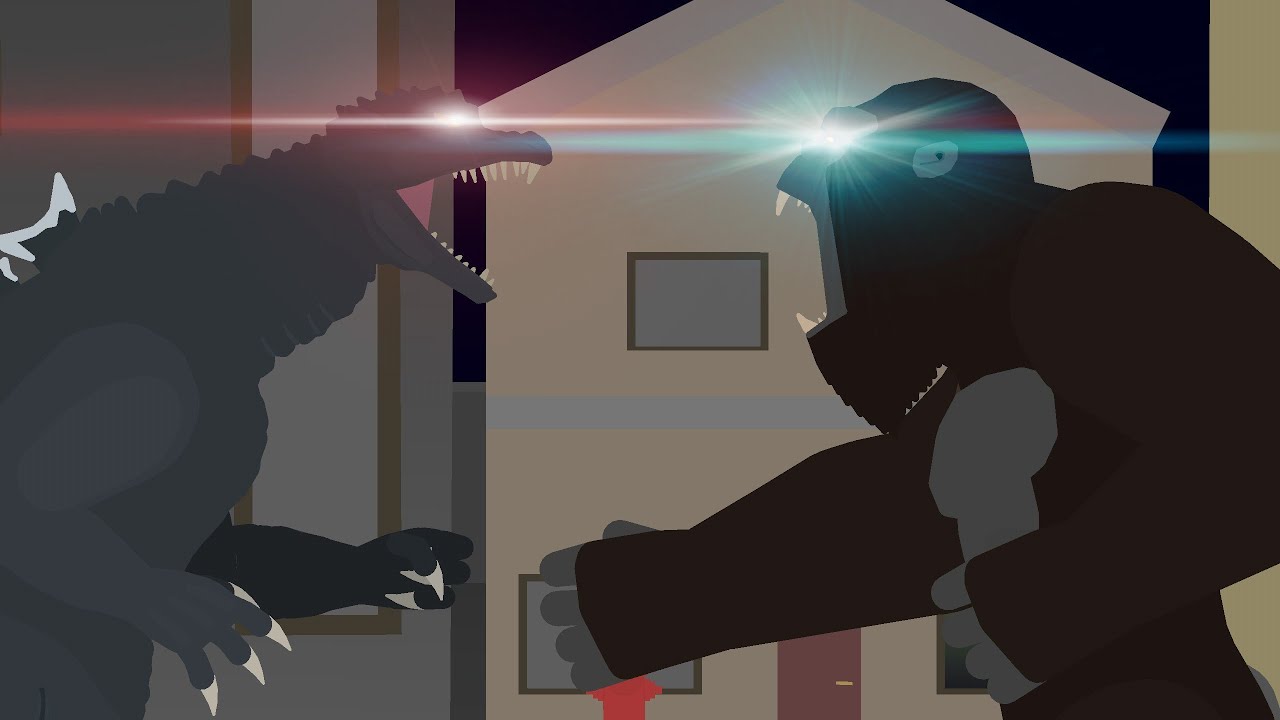 Godzilla Final Wars vs Kong 2021| Godzilla Sticknodes Animation