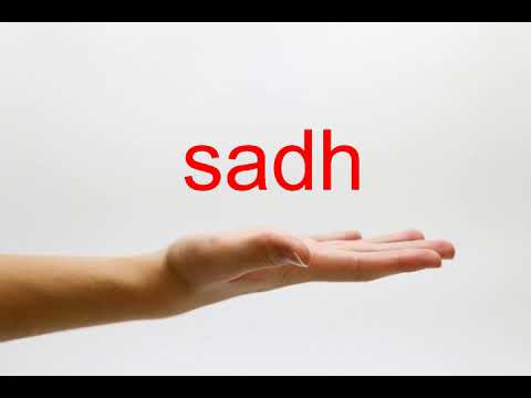 How to Pronounce sadh - American English