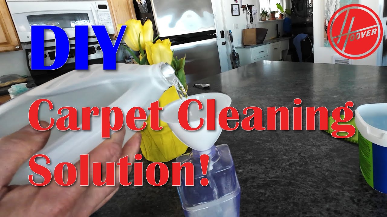 DIY Carpet Cleaning Solution for Hoover, Bissell, Eureka or whatever!