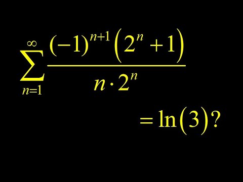 Infinite series for ln(3):  the natural log of 3 using a power series for ln(2+x).