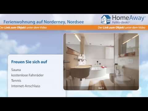 Norderney: Hochwertige Designer-Ferienwohnung in architektonischer - FeWo-direkt.de Video