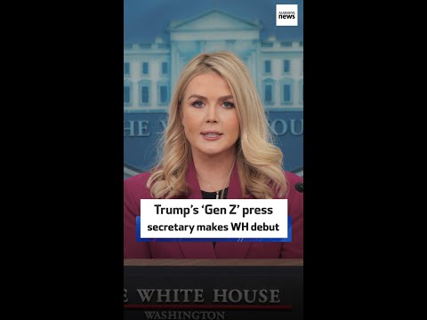 Video | Trump’s ‘Gen Z’ press secretary makes WH debut | Hatha Alyoum