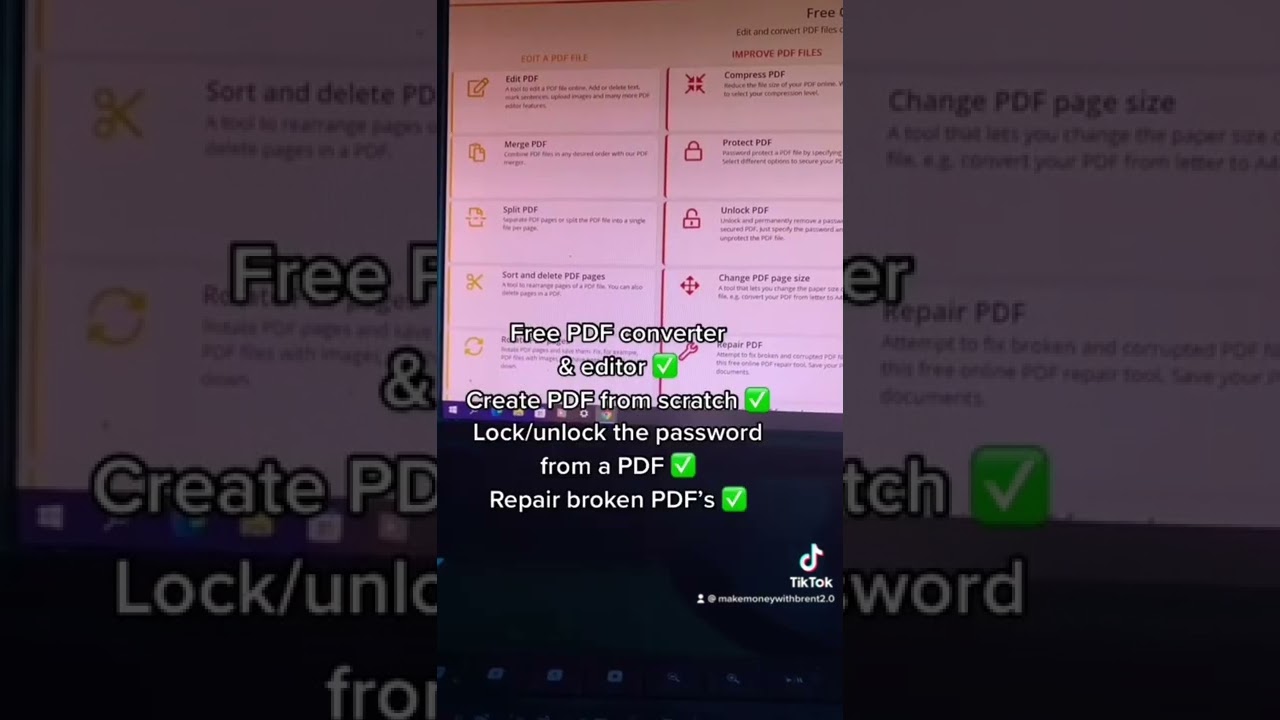 Free PDF Converter & Editor (Secret Website)