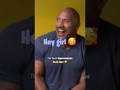 The Rock Impersonates Kevin Hart