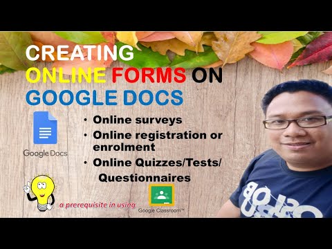 How to create Online Survey, Forms and Quizzes using Google Docs For Teachers| EndLights Diaries