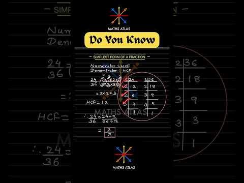 Simplifying Fractions (EASY Trick!)