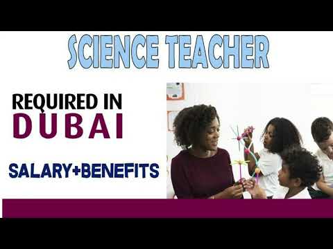 SCIENCE TEACHER REQUIRED IN DUBAI| Teaching Jobs in Dubai UAE #dubaijobs #jobsindubai