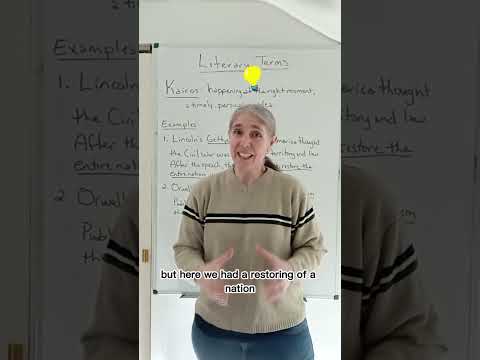 What is Kairos? Improve Your English Vocabulary and Writing Tips #shorts #backtoschool