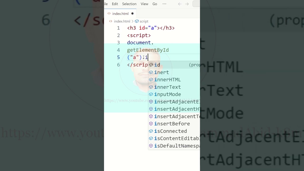 JavaScript Tutorial for Beginners / JavaScript learn / Dom get element by Id tag
