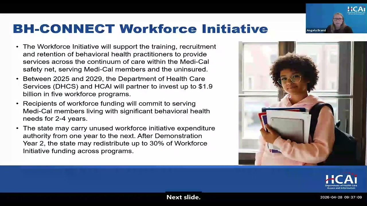 HCAI Webinar | Medi‑Cal Behavioral Health Student Loan Repayment Program (April 2026)
