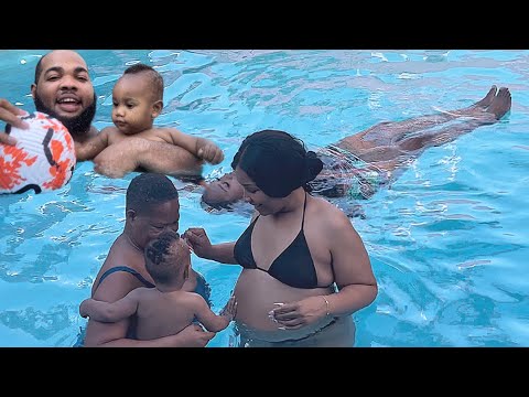 DAY AT THE POOL WITH ALICIA KIM & FAMILY Di VIBZ NICE😂| JAMAICA VLOG @AliciaKim