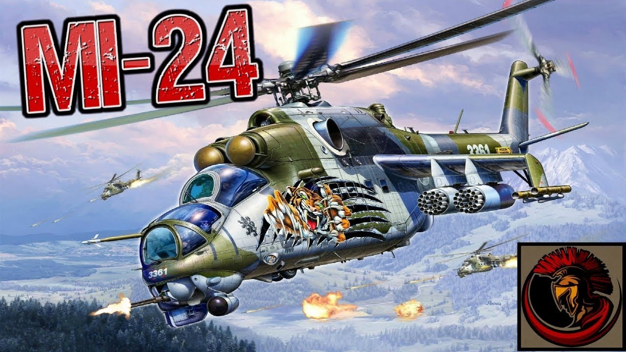 Mi-24 Hind Attack Helicopter - RUSSIAN GUNSHIP