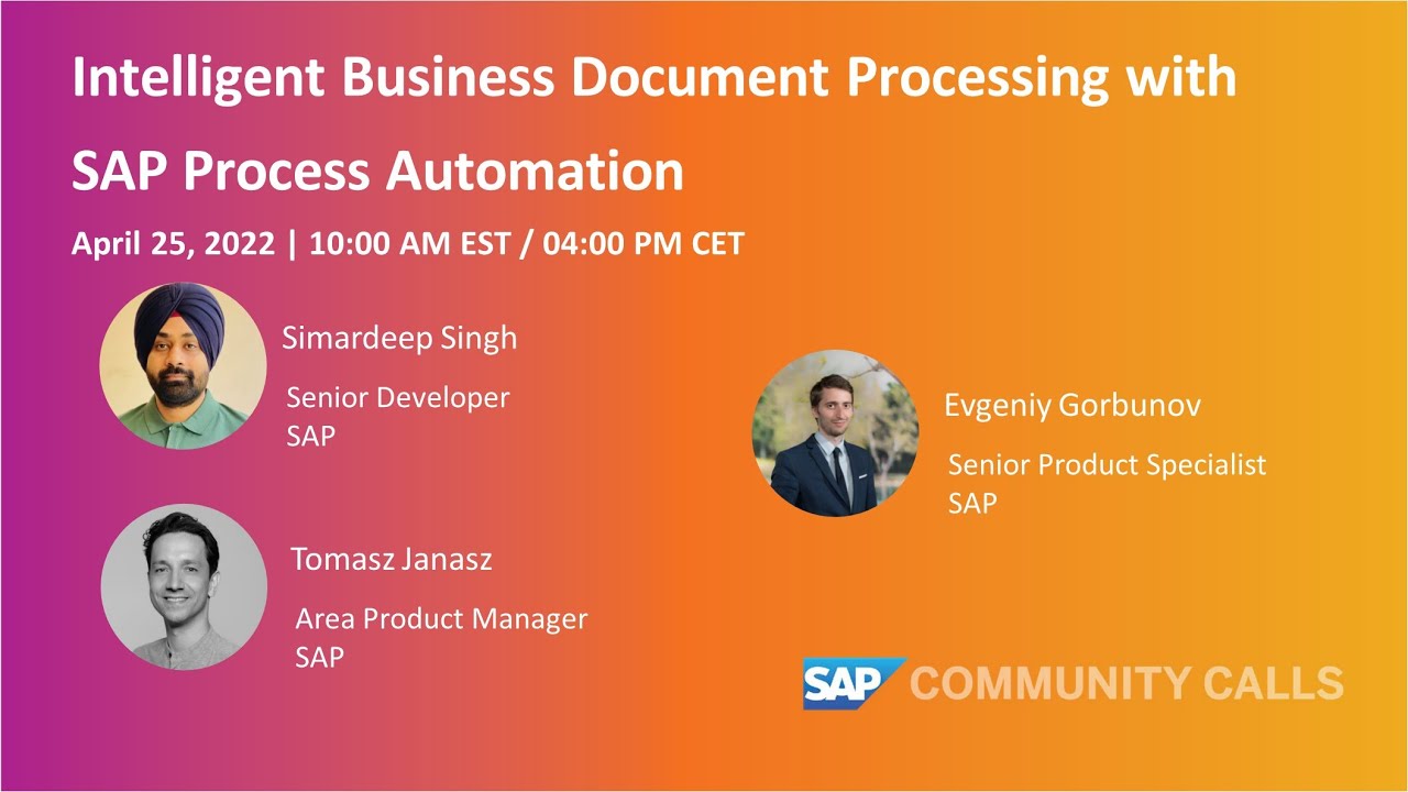 Revolutionizing Document Processing with SAP Process Automation | Galaxy.ai