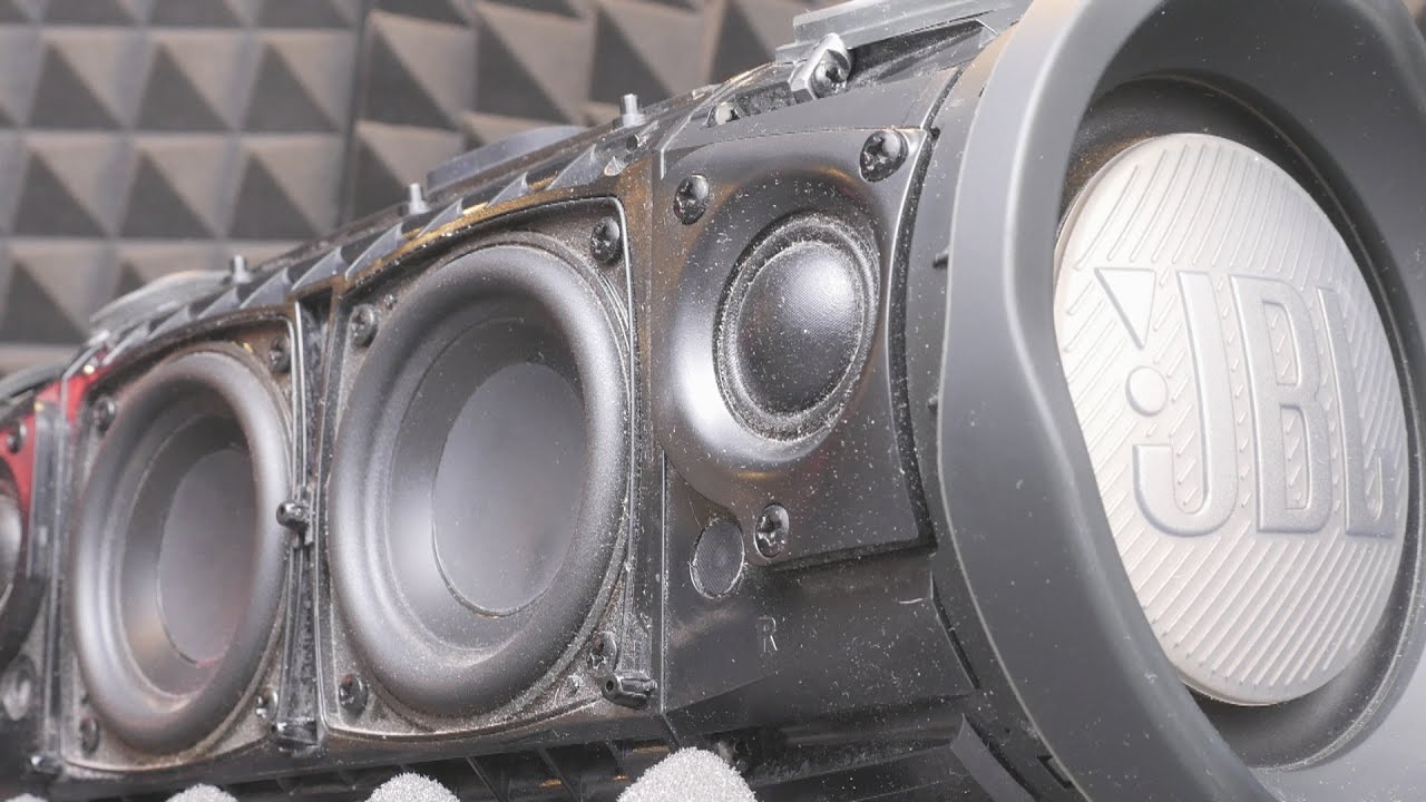Remove & Put Back JBL Xtreme 2 Speaker Grill + Bass Excursion Test