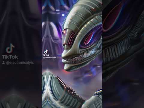 Artificial intelligence generated alien art