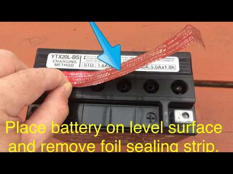 Yuasa Motorcycle Battery Replacement