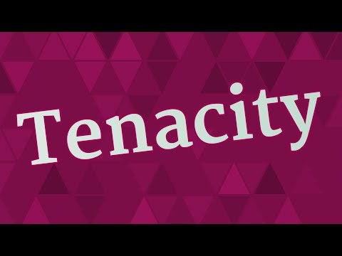 TENACITY pronunciation • How to pronounce TENACITY