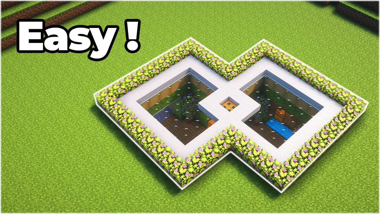 Easy Underground House Building in Minecraft Tutorial