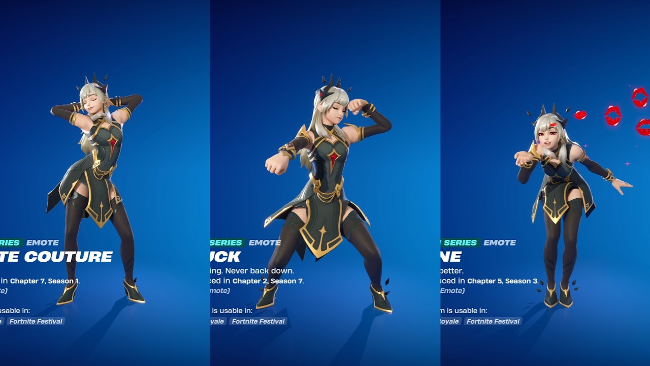 *NEW* Oathbound Lexa Skin Showcase with Every Emote