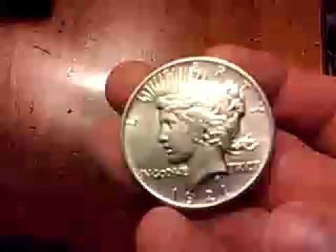 1921 peace dollar