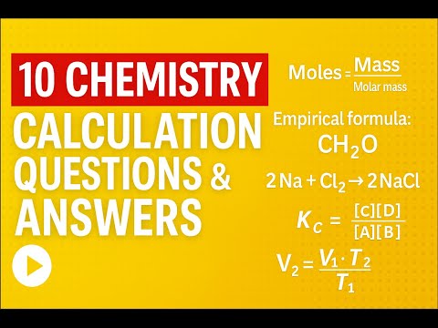 Top 10 Chemistry Calculation Questions & Solutions for WAEC, NECO & JAMB | Upvision Concepts Academy