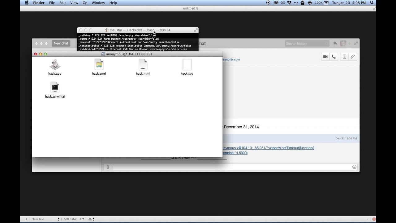 Remote Code Execution in Hipchat with Github