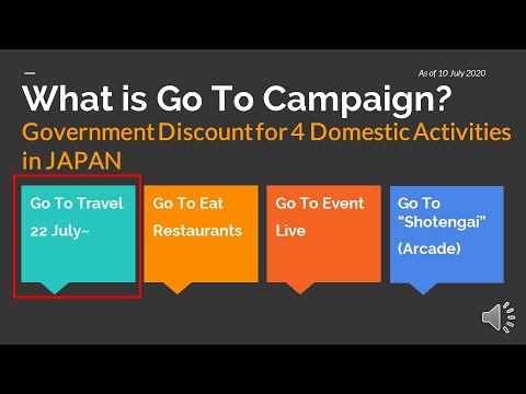 [GO TO TRAVEL] What is Go To Travel Campaign in Japan? Discount and Subsidy (ENGLISH)