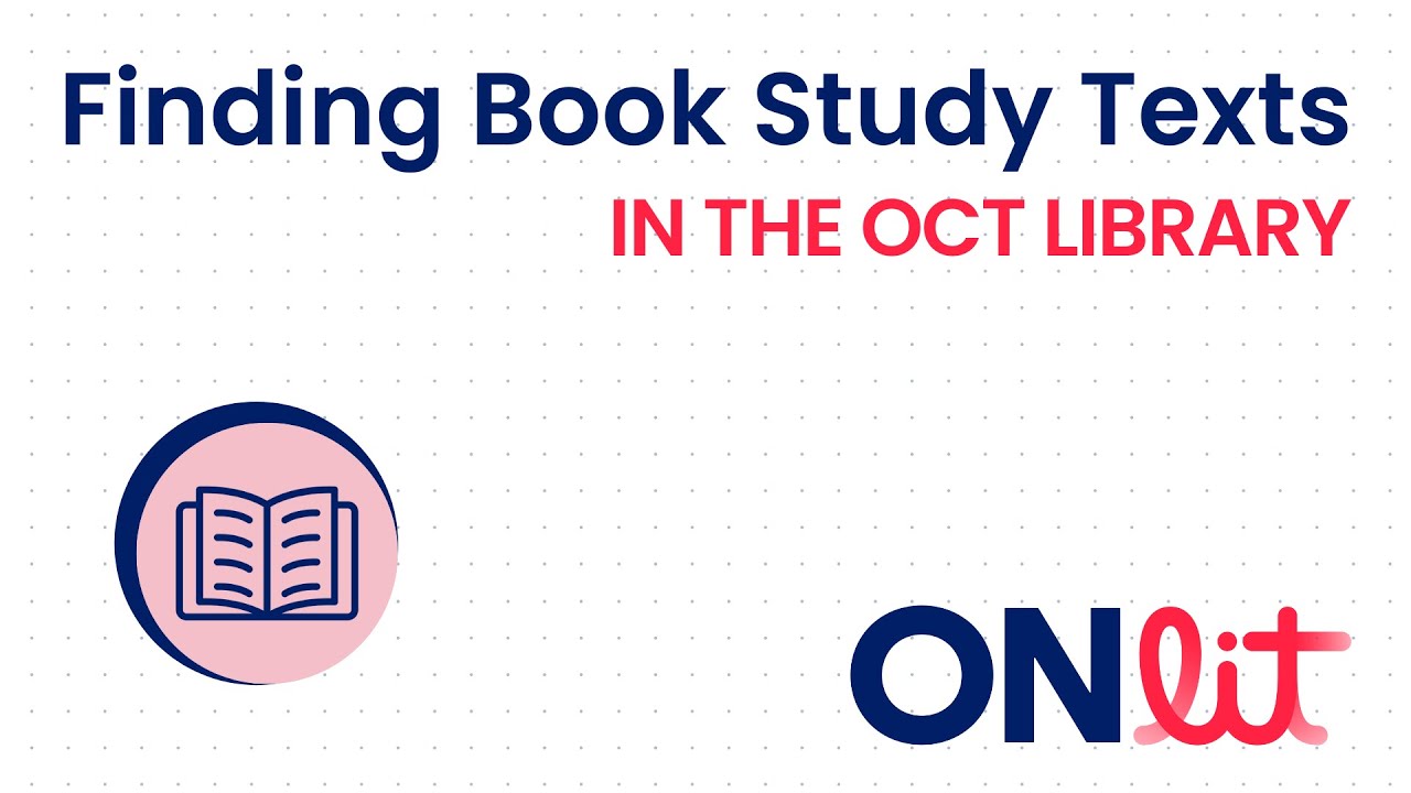 Book Study Texts in the OCT Library