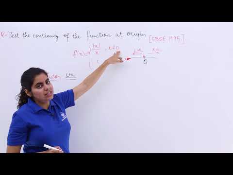 Solved Examples for JEE: Continuity and Differentiability- 4 Video Lecture