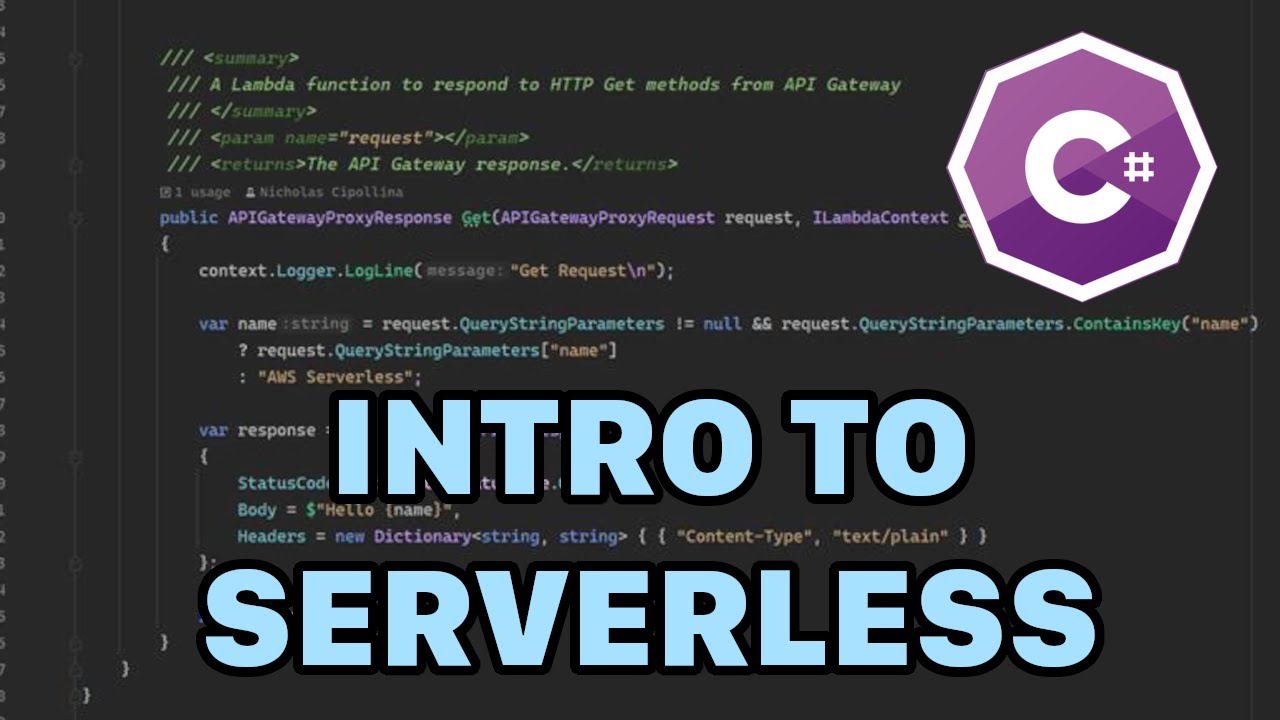 Getting Started With Serverless Framework and C# [2021]