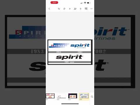 Spirit Airlines Logo History #logo #logohistory