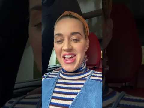 Katy Perry on facebook live 19/04