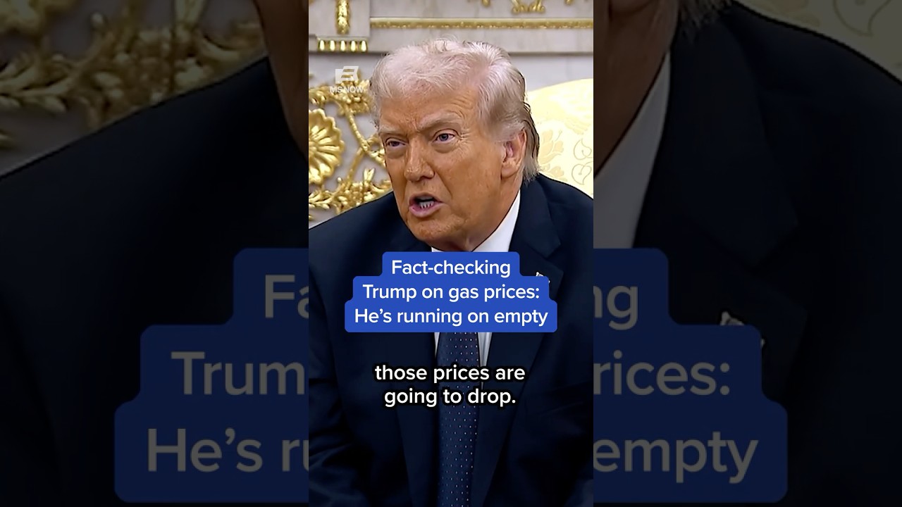 FACT-CHECKING Trump on gas prices: He's running on empty