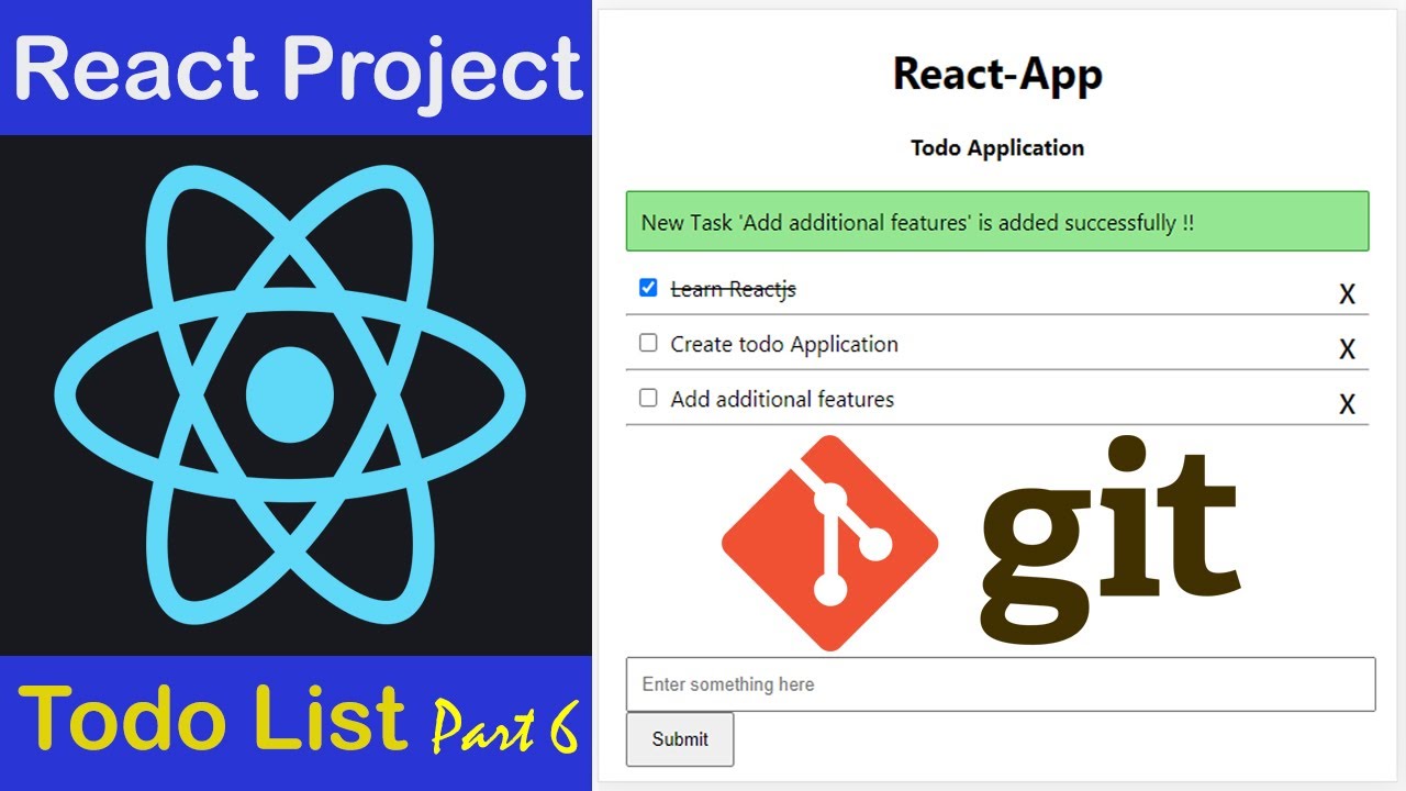 Deploy on GitHub | Todo List || React Project - part 6 || Deploy in Github for freeTutorial