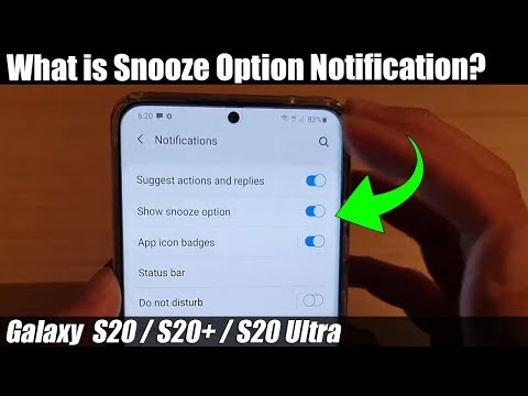 Galaxy S20/S20+: What is Snooze Option Notification And How to Use It?