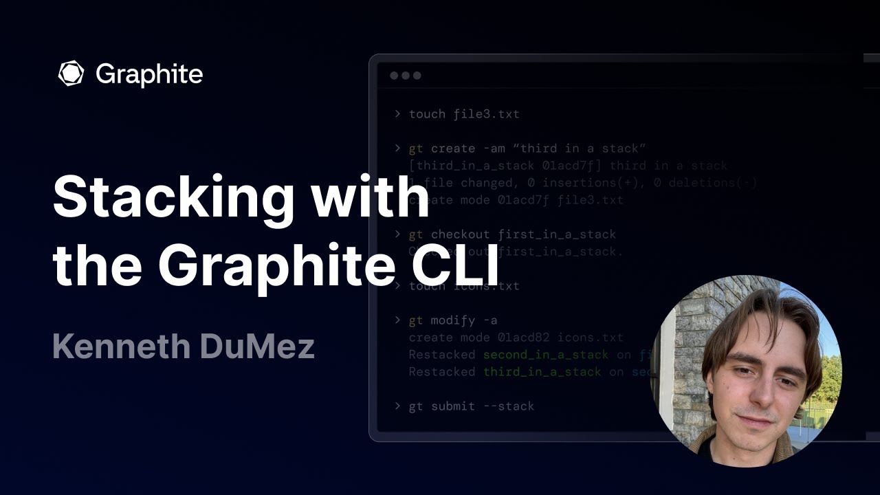 Stacking with the Graphite CLI