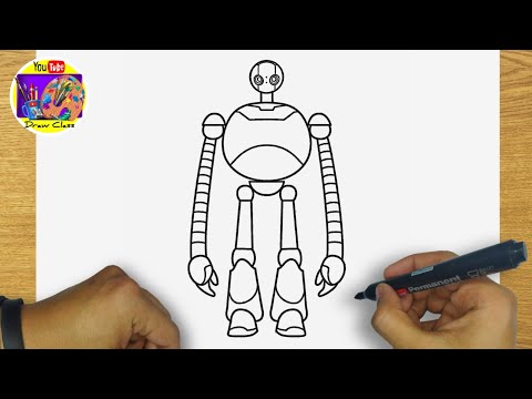 HOW TO DRAW THE WILD ROBOT - ROZ