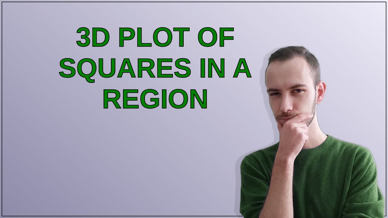 Mathematica: 3D plot of squares in a region
