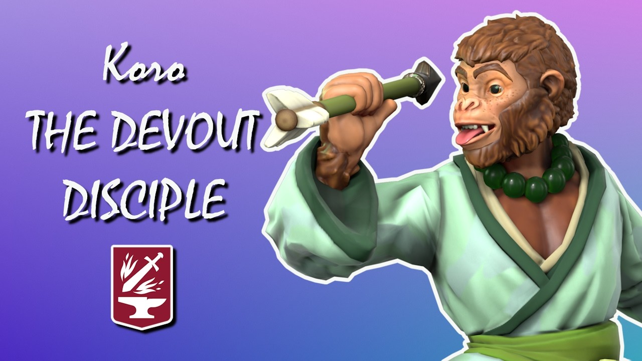 Forging Monkeyman Monk | Hero Forge Mini Breakdown