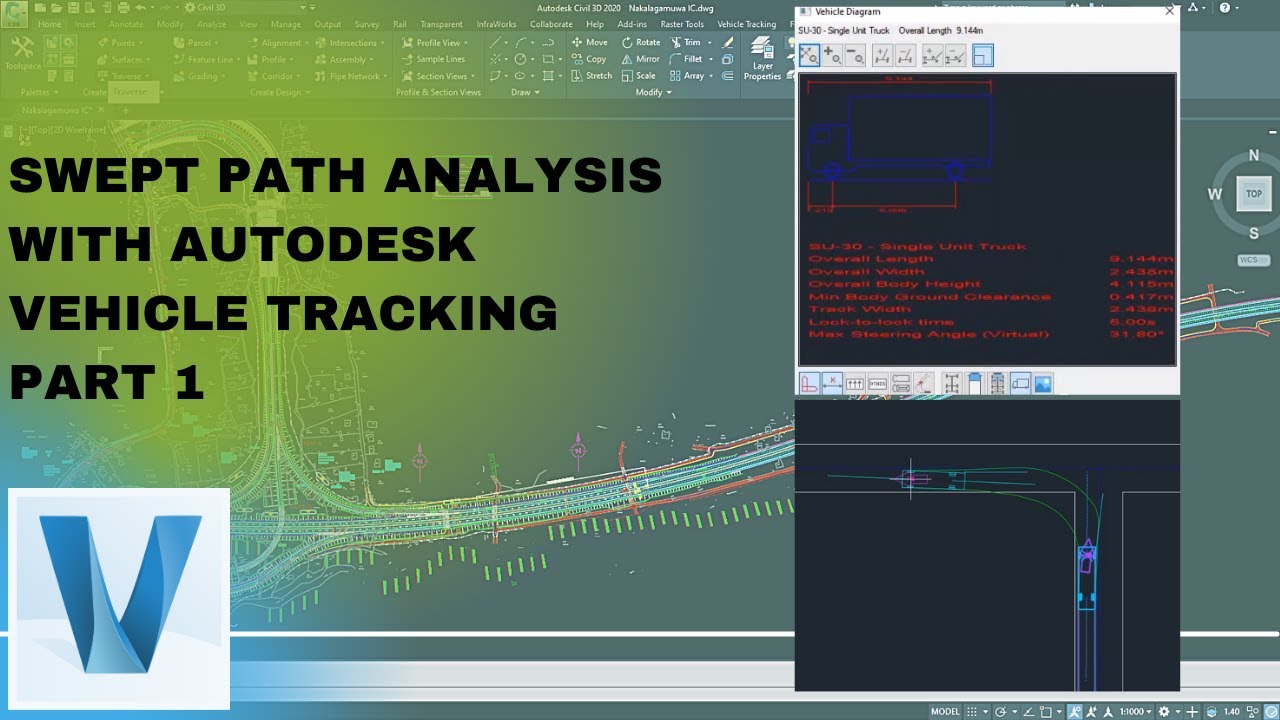 Swept path Analysis with Autodesk Vehicle Tracking Part 1