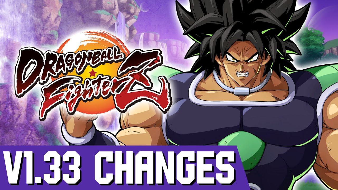 [DBFZ] S Broly ALL v1.33 patch changes