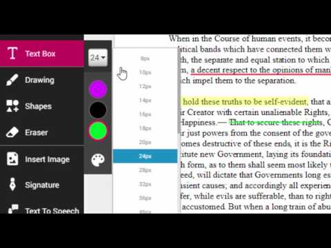 Want to highlight, comment, draw on a PDF?